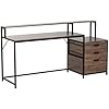 Amazon.com: Tribesigns 63 Inch Computer Desk with File Drawer Cabinet ...