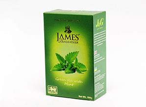 Amazon.com : James Pure Ceylon Green Tea with Mint (3.5oz/100gm loose ...