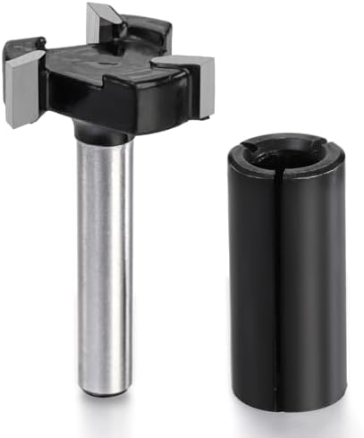 ZEAYEA CNC Spoilboard Surfacing Router Bit, 1/4 inch Shank 1/2 inch ...