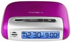 Amazon.com: Moshi Speak n Set Touch Activated Travel Alarm Clock, Pink ...