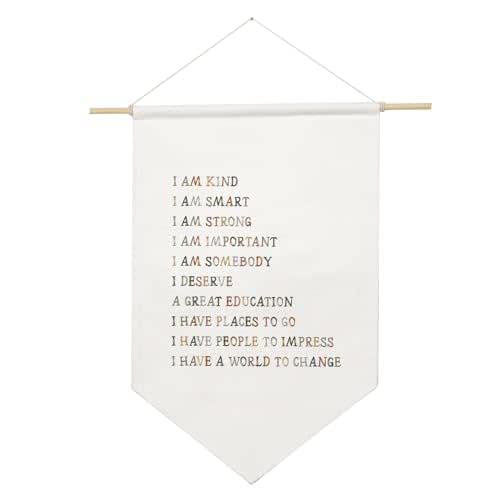 Amazon.com: Positive Wall Hanging Banner, I am Kind, Affirmations Print ...