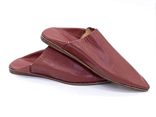 Amazon.com: Moroccan babouche slipper, Leather slipper, Unisex Handmade ...