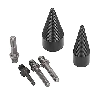 Amazon.com: Zerone 6pcs Drill Bit Detachable Cones Kindling Wood ...