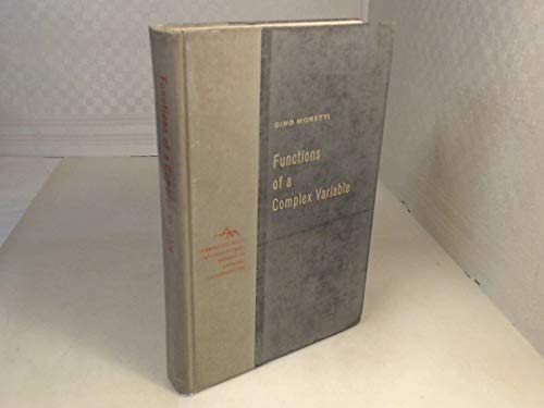 Amazon.com: Functions of a Complex Variable: 9780133316940: Gino ...