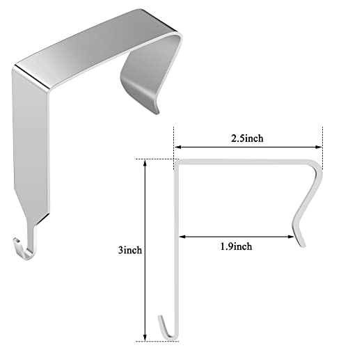 Snapklik.com : Funrous Over The Door Hook Panel Wall Metal Cubicle ...