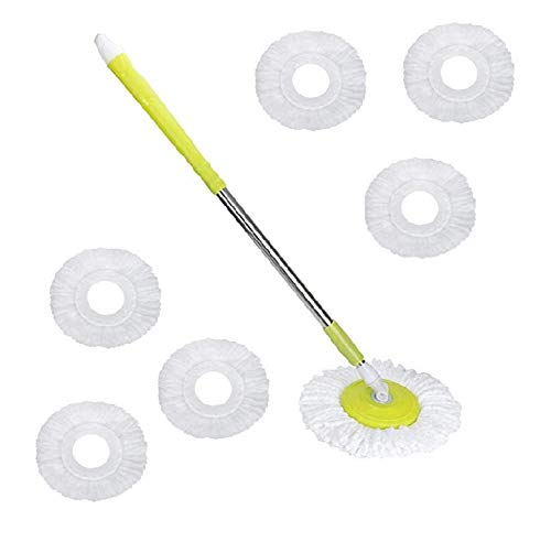 Buy mop Stick with six (6) Microfiber Refill Free Online at Low Prices ...