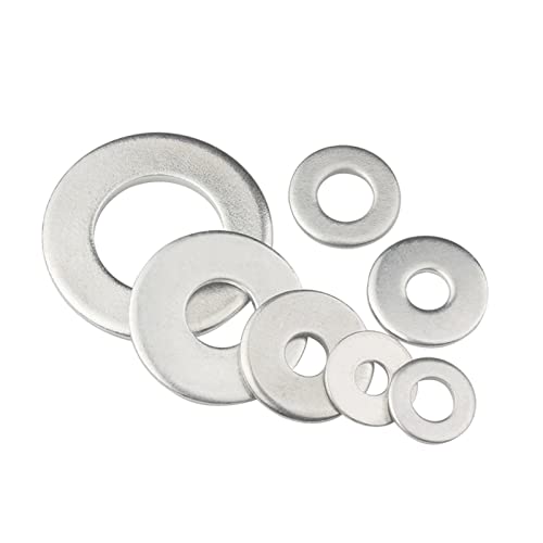 M8 Flat Washer, 18-8 (304) Stainless Steel Washers Flat, 50PCS – BigaMart