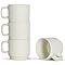 Amazon.com: SHOWFULL Stackable Coffee Mugs Set of 4, 7 OZ Ceramics ...