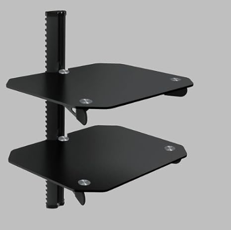 OSD Audio DVD-Shelf-3B Wall Mount Bracket for Dual Shelf DVD and Other ...