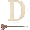 Amazon.com: Large Wooden Letters 17 Inch, Big Wood Letters D Shape ...