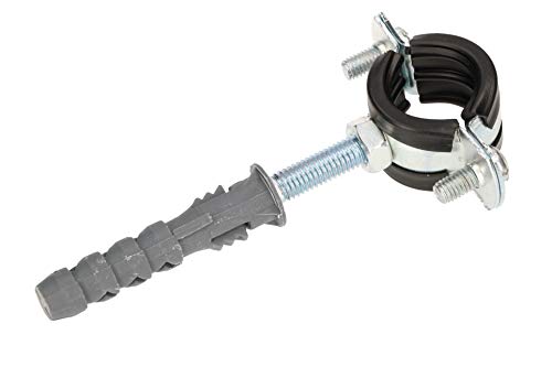 KOTARBAU Set of 10 Pipe Clamps 1/2 Inch with Rubber Insert Vibration ...