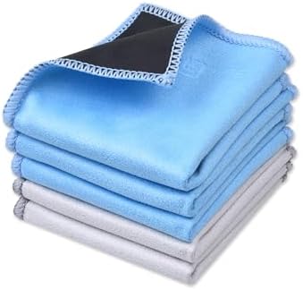 Amazon.com: Eco-Fused Microfiber Cleaning Cloths - 5 Pack - Double ...