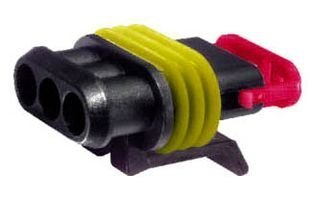 Amazon.co.jp: TE CONNECTIVITY / AMP 282080-1 コネクターハウジング レセプタクル 2POS 6mm ...