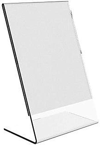 Ikshu 1 Compartments Acrylic A4 Acrylic Portrait Counter Poster Display ...