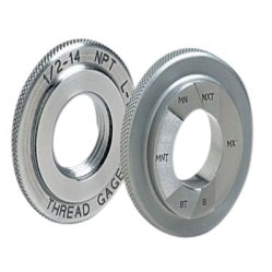 Graphica L1 1/8 Inch 27 TPI Basic NPT Taper Thread Ring Gauge : Amazon ...