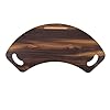 DEAL NUT Wood Curved Lap Desk Table Tray With Handles For Laptop ...