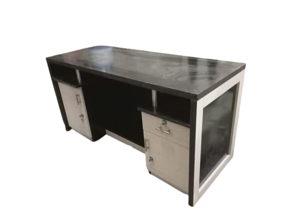 Tokyo PLB Wooden Furniture Office Desk with Drawers and Storage ...