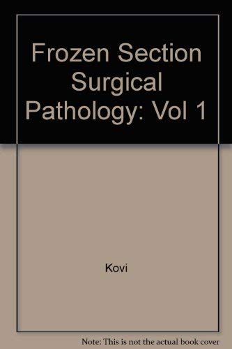Frozen Section in Surgical Pathology: An Atlas: 002: 9780849351488 ...