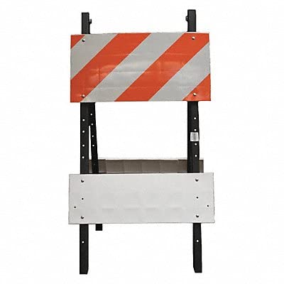 Type 1 Barricade, 41 in. H, 15 lb.: Amazon.com: Industrial & Scientific