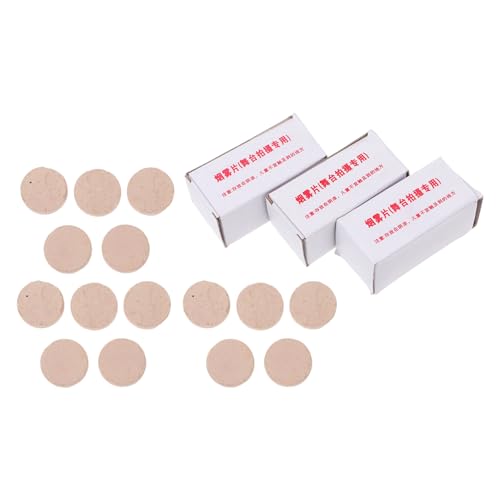15 Pcs Fog Round Cake Props Smoke Cake Props Smoke Effect Display Smoke ...
