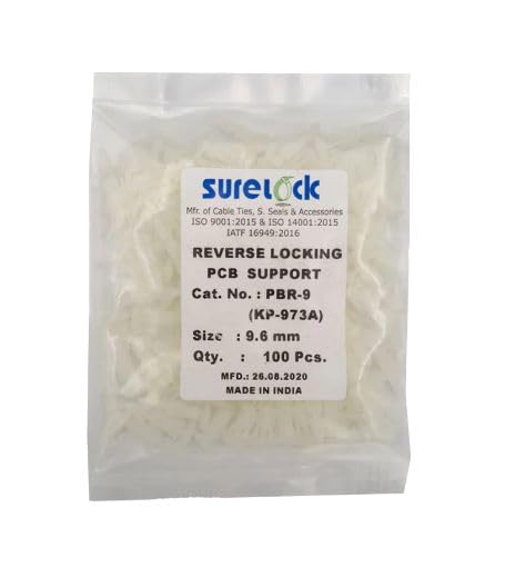100Pcs 9.6mm Reverse Dual Locking Circuit Boards PCB Support Spacer (1 ...