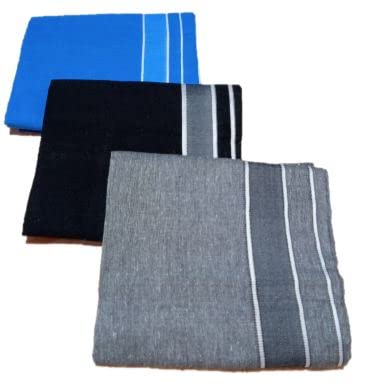 Color Kerala style (Mundus) Dhotis for Men Cotton (Free Size Assorted ...