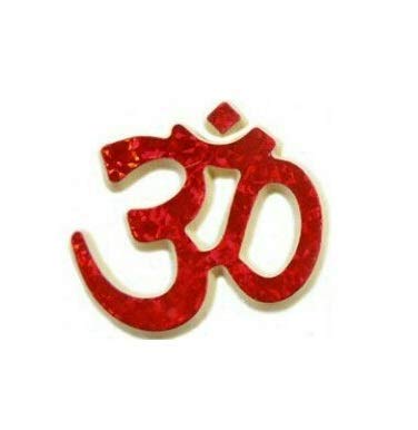 Buy Ashi Creations Diwali Decorations Om Stickers with Embossed Red ...