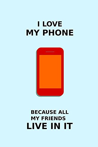 Postergully - I Love My Phone Wall Art Poster 12 x 18 Inch : Amazon.in