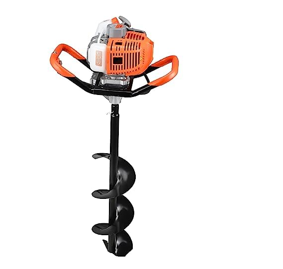 DVI 63CC Heavy Duty Earth Auger Machine with 2 Stroke Petrol Engine for ...
