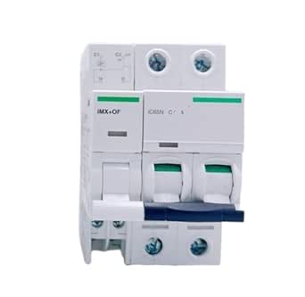 2P IC65 shunt + auxiliary IMX + OF tripper small circuit breaker accessories fire air switch ...