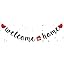 Welcome Back Banner,Colorful Glitter Pennant Flag Bunting Welcome Back ...