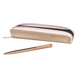 Ted Baker Ballpoint Slim Pen and Stylus In Zipper Storage Case, Rose ...