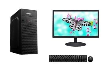 Desktop Assembled Core i3 6th Gen | 19inch Monitor| ATX Cabinet with ...