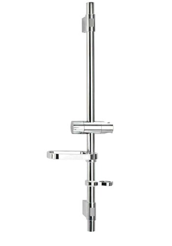 Croydex Flexi-Fit Shower Rail, Chrome – BigaMart