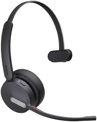 Amazon.com: Delton Noise Canceling Bluetooth Computer Headset with ...
