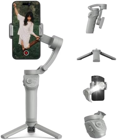 Amazon.com: AOCHUAN Phone Gimbal Stabilizer 3-Axis Smartphone Foldable ...