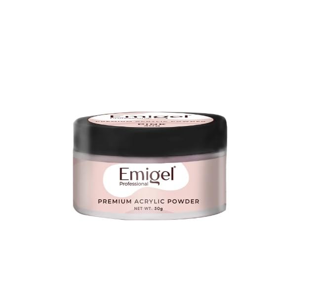 Emigel Professional Nail Acrylic Powder | Nail Art Tips Builder - Clear ...