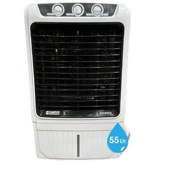 Champion Thunder Air Cooler for home| Powerful Motor Wood Wool Pads 1Yr ...