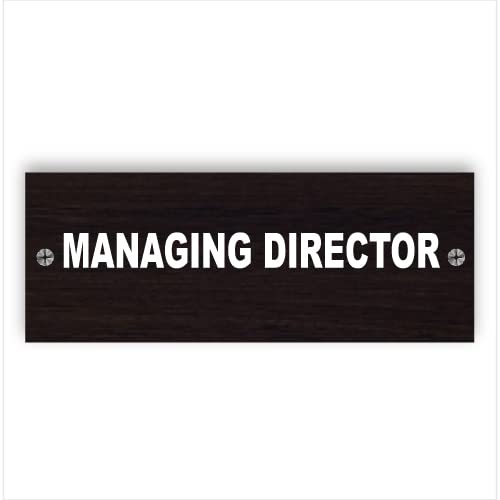 Managing Director, Wooden Office Rooms Name Board, 18mm Thickness Wood ...