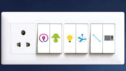 SATGURU NANAK Electronics Sticker Clear Vinyl Labels 2-A4 Sheet for ...