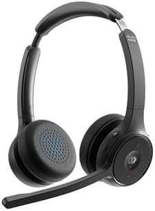 Amazon.com: Cisco Headset 722, Wireless Dual On-Ear Bluetooth Headset ...