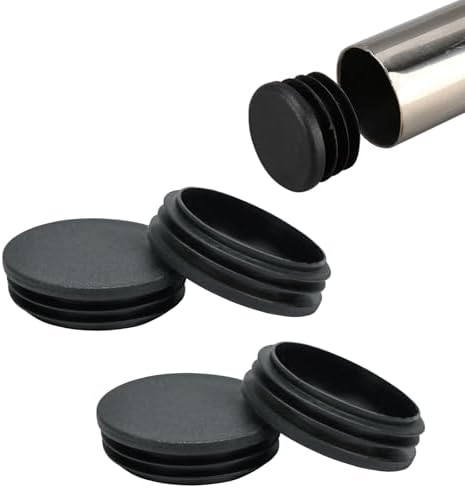 BOPOREAE 4 Pack 2-1/2" (63 mm) OD Ribbed Plastic Hole Plugs, Round ...