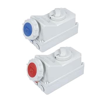 1pcs Industrial Socket Switch 5Pin 63A IP67 Industry Waterproof ...