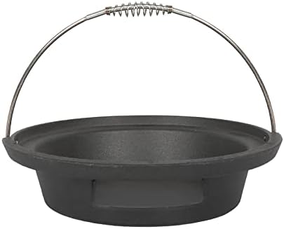 Amazon.com: KAMaster New Cast Iron Ash Can with Handle Charcoal Ash ...