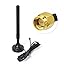 Superbat 4G LTE Antenna SMA Plug Omni-directional Network Antenna with ...