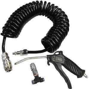 Pressurised Air Pistol Air Blow Gun with Hose / Car Truck Black ...