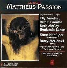 Bach: St Matthew Passion (highlights): Amazon.co.uk: CDs & Vinyl