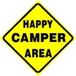 Amazon.com: Texsign Camping Area Crossing Sign Outdoor Recreation ...