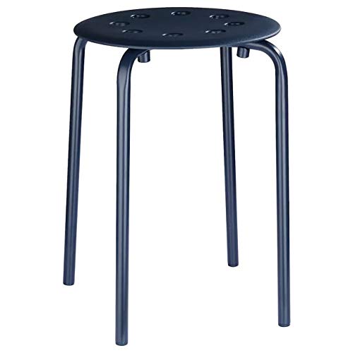 Ikea Marius Steel, Epoxy Powder Coating Stool (Blue), Set of 1 : Amazon ...