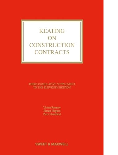 Keating on Construction Contracts (3rd Supplement): Amazon.co.uk ...